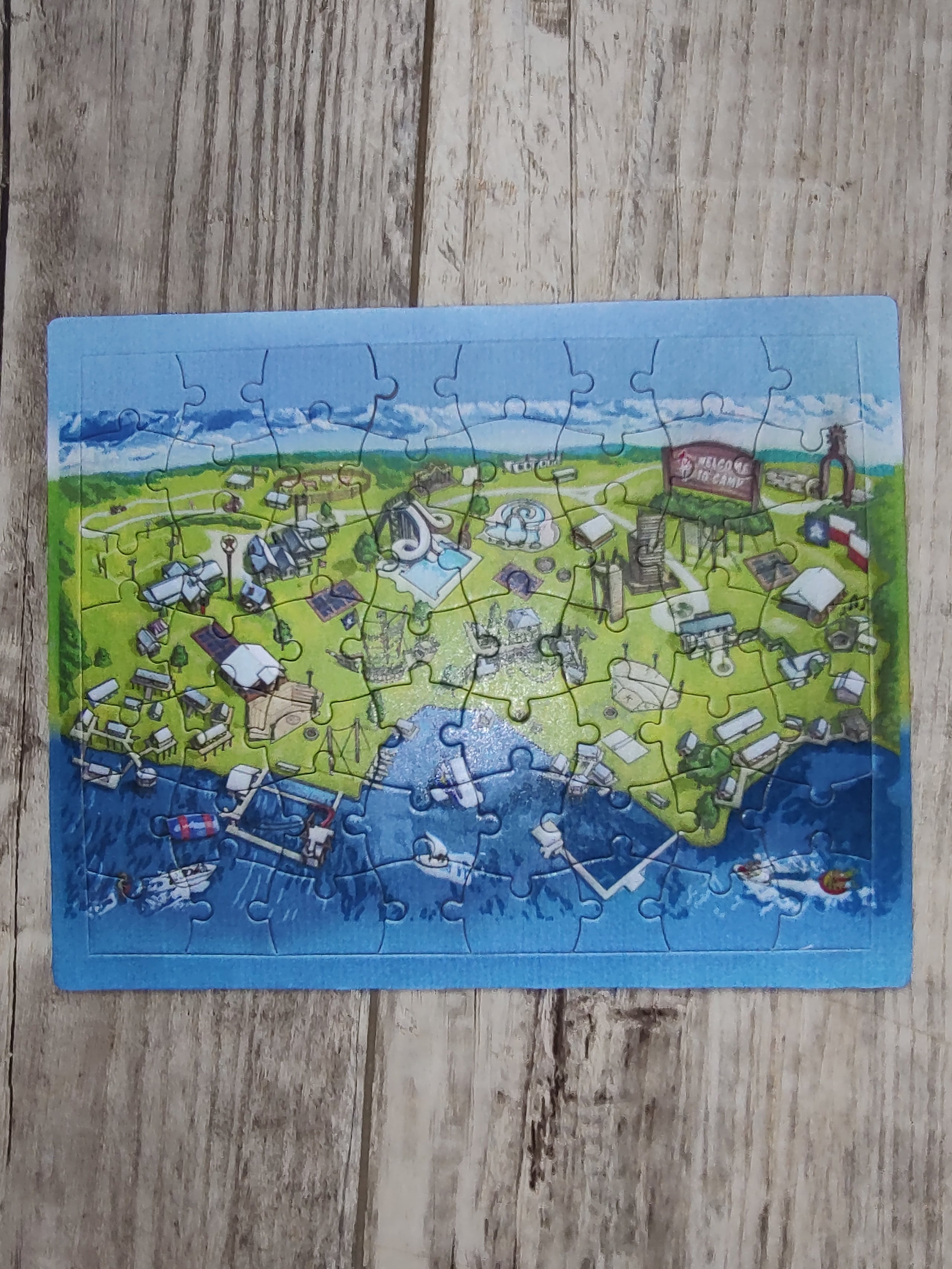 Misc: Jigsaw Puzzle - camp map | Kneeman Markus